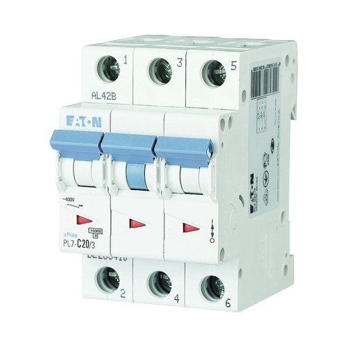 Disjunctor Electric Modular Eaton Xpole 3p 20a 10ka, Curba C - eMAG.ro