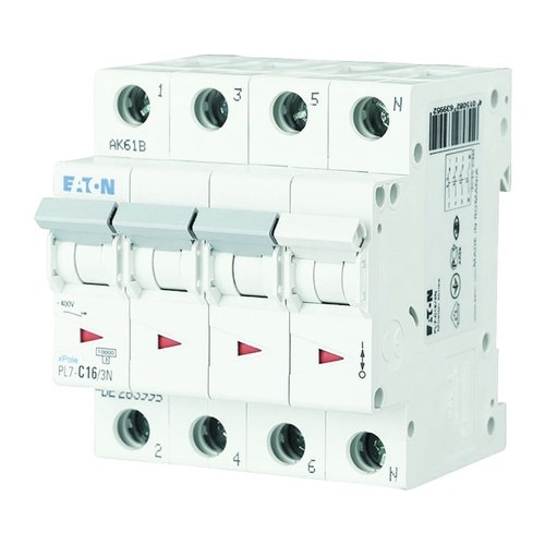 Disjunctor Electric Modular Eaton Xpole 3p+n 20a 10ka, Curba C - eMAG.ro