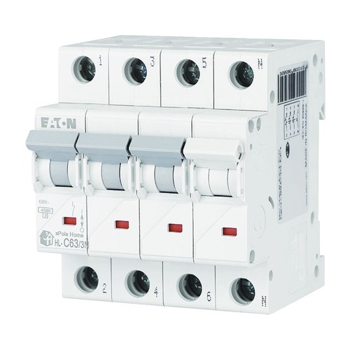 Disjunctor Electric Modular Eaton Xpole Home 3p+n 63a 4, 5ka, Curba C ...