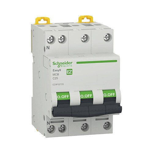 Disjunctor Electric Modular Schneider Easy9 3p+n 25a 4, 5ka, Curba C ...
