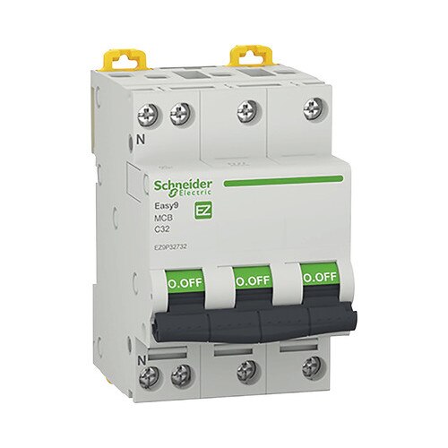 Disjunctor Electric Modular Schneider Easy9 3p+n 32a 4, 5ka, Curba C ...