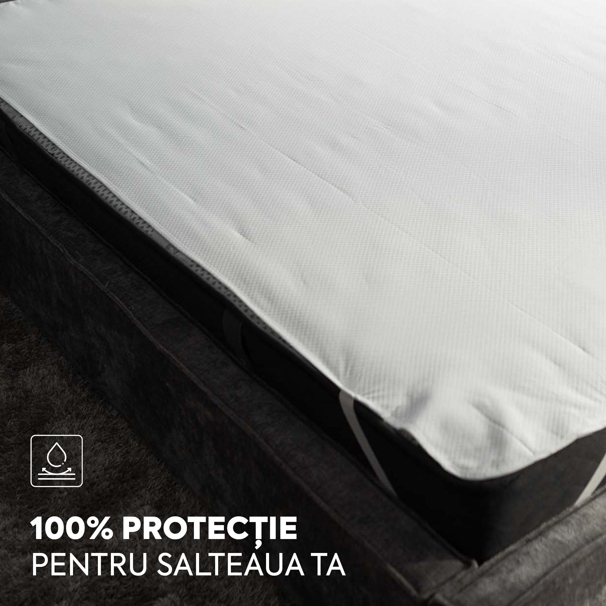 Protectie pentru saltea, Prestige, 100% impermeabila, husa din ...