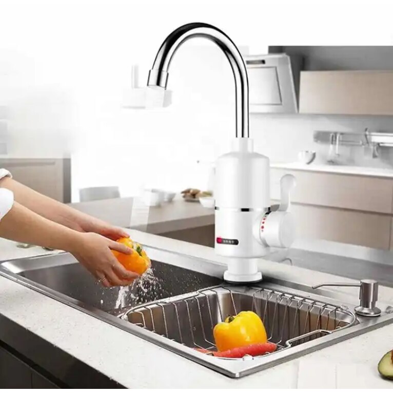 Robinet Electric, Incalzire Instant, 3000 W, Temperatura Reglabila ...