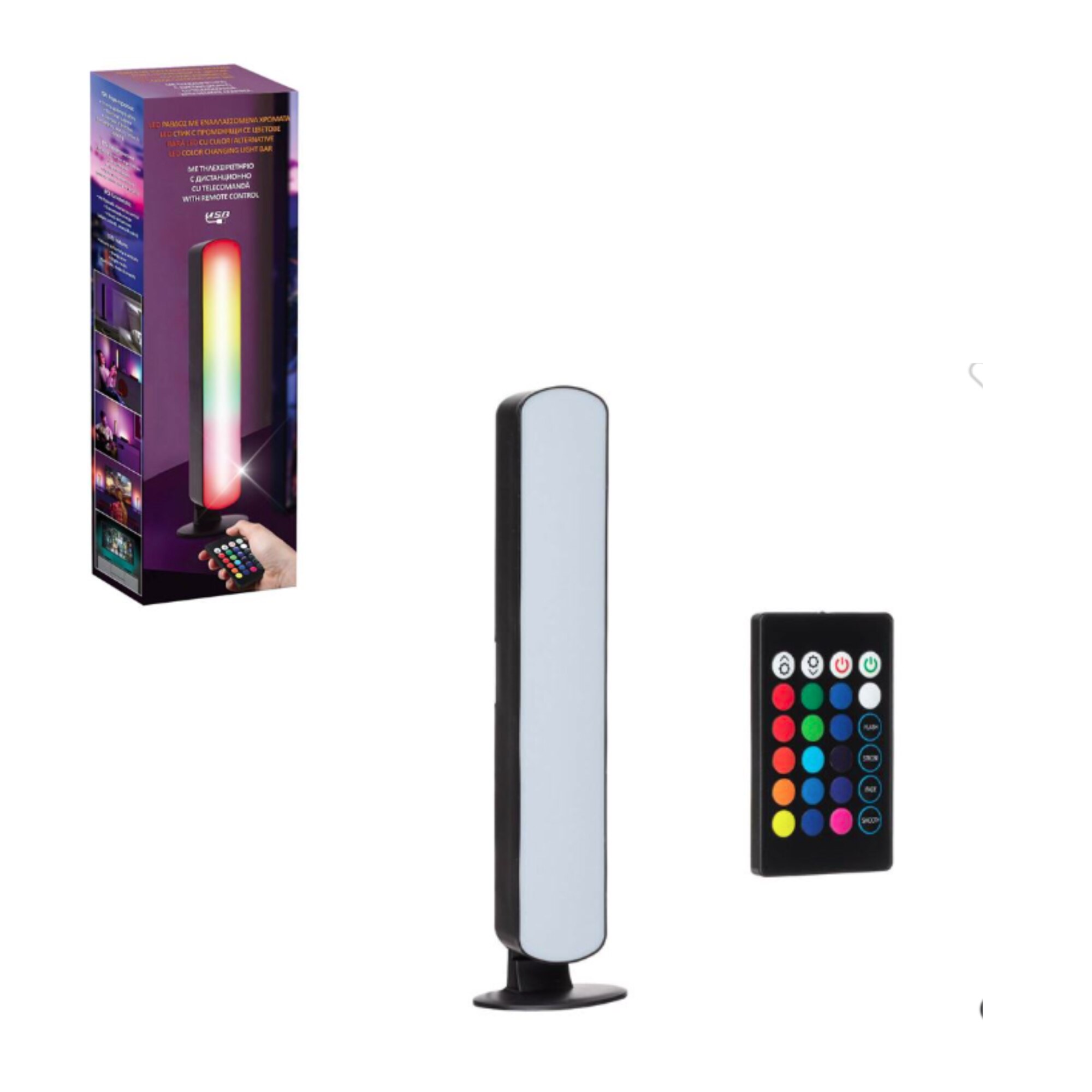 Lampa LED USB Lumini alternative ambientale, Telecomanda, Gaming - eMAG.ro