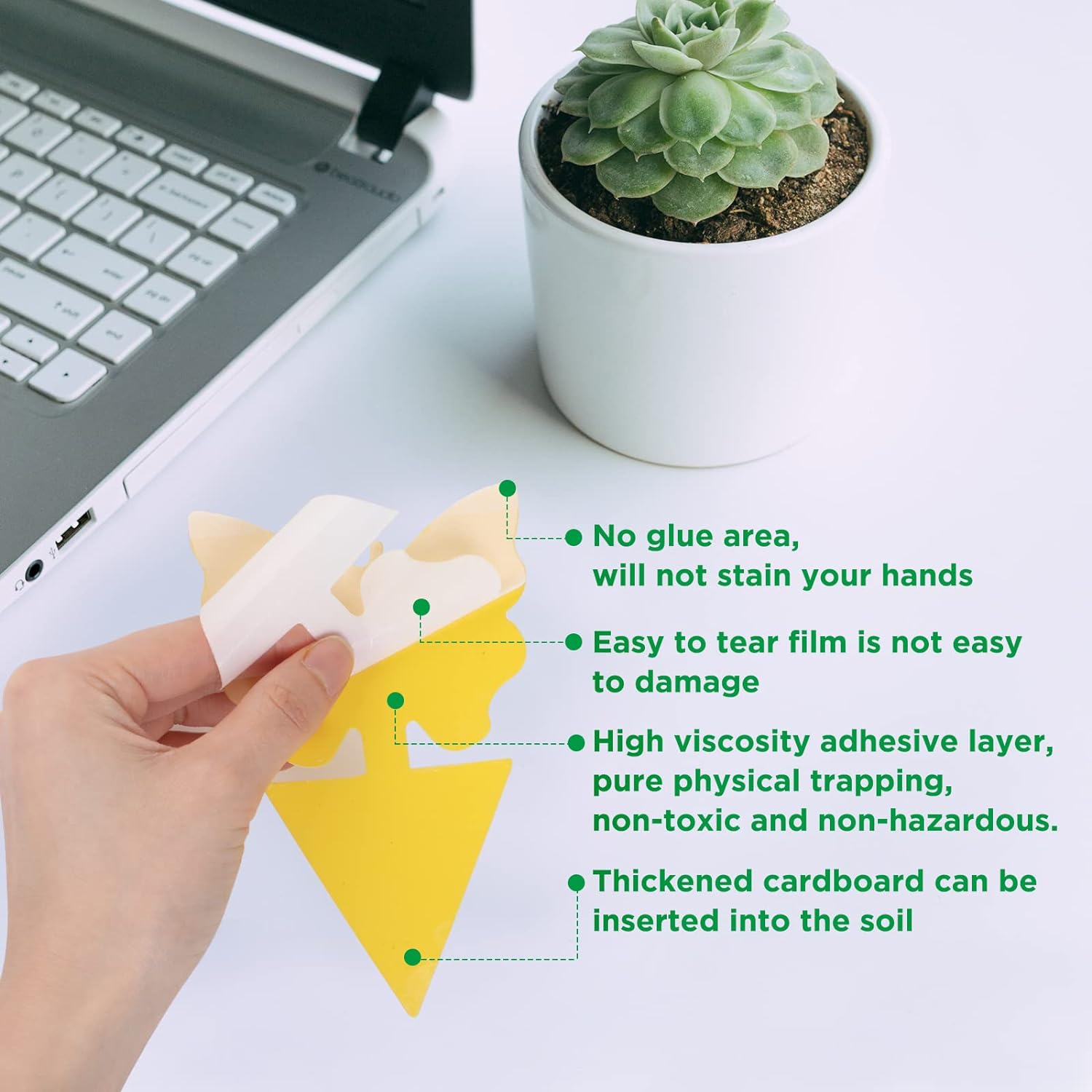 Set 40 capcane pentru insecte, JENUOS®, cu fete duble, pentru ...