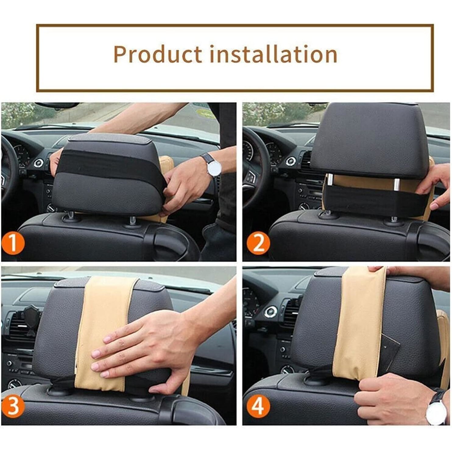 Perna auto, fibra sintetica, reglabila, neagra - eMAG.ro