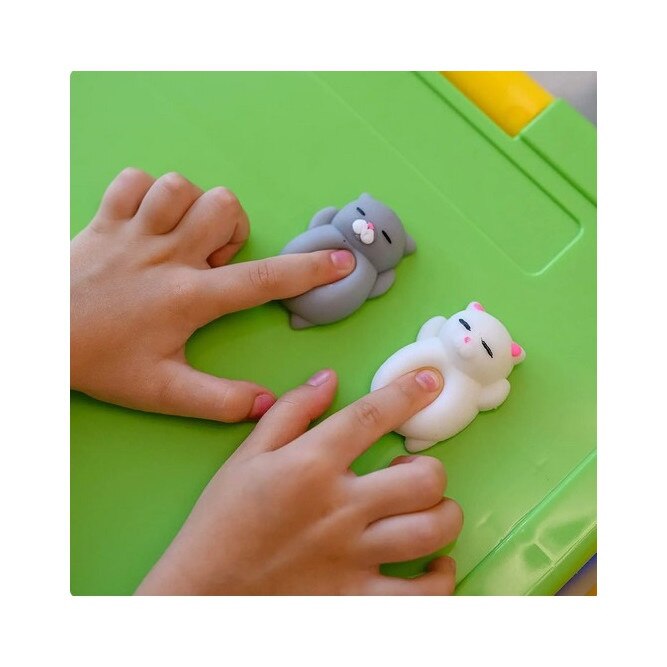 Set de 10 jucarii antistres, Squishy Mushy Mochi, 3-6 cm, multicolor ...