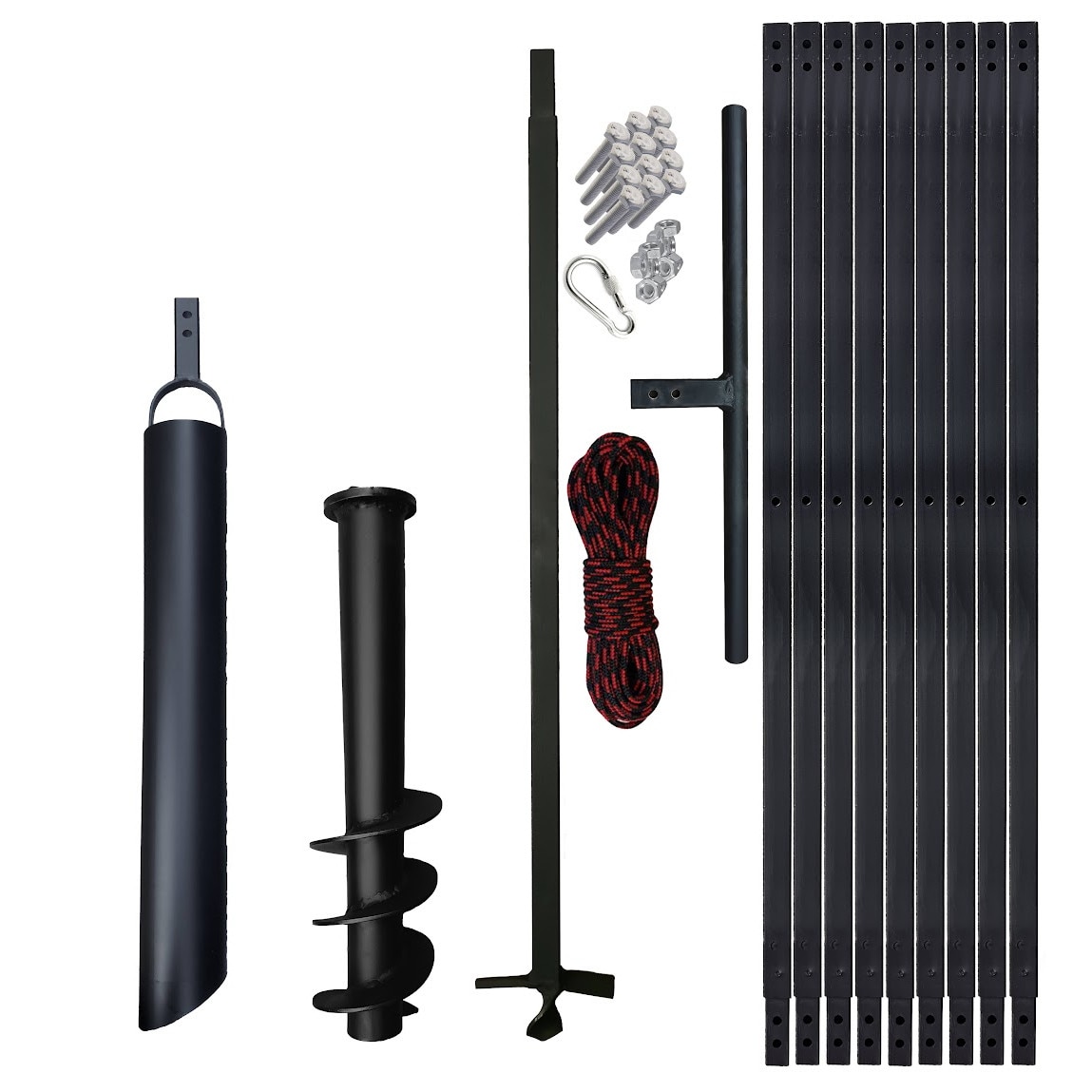 Instalatie manuala de forat puturi, OEM, 10 m x 120 mm + flap bailer 90 ...