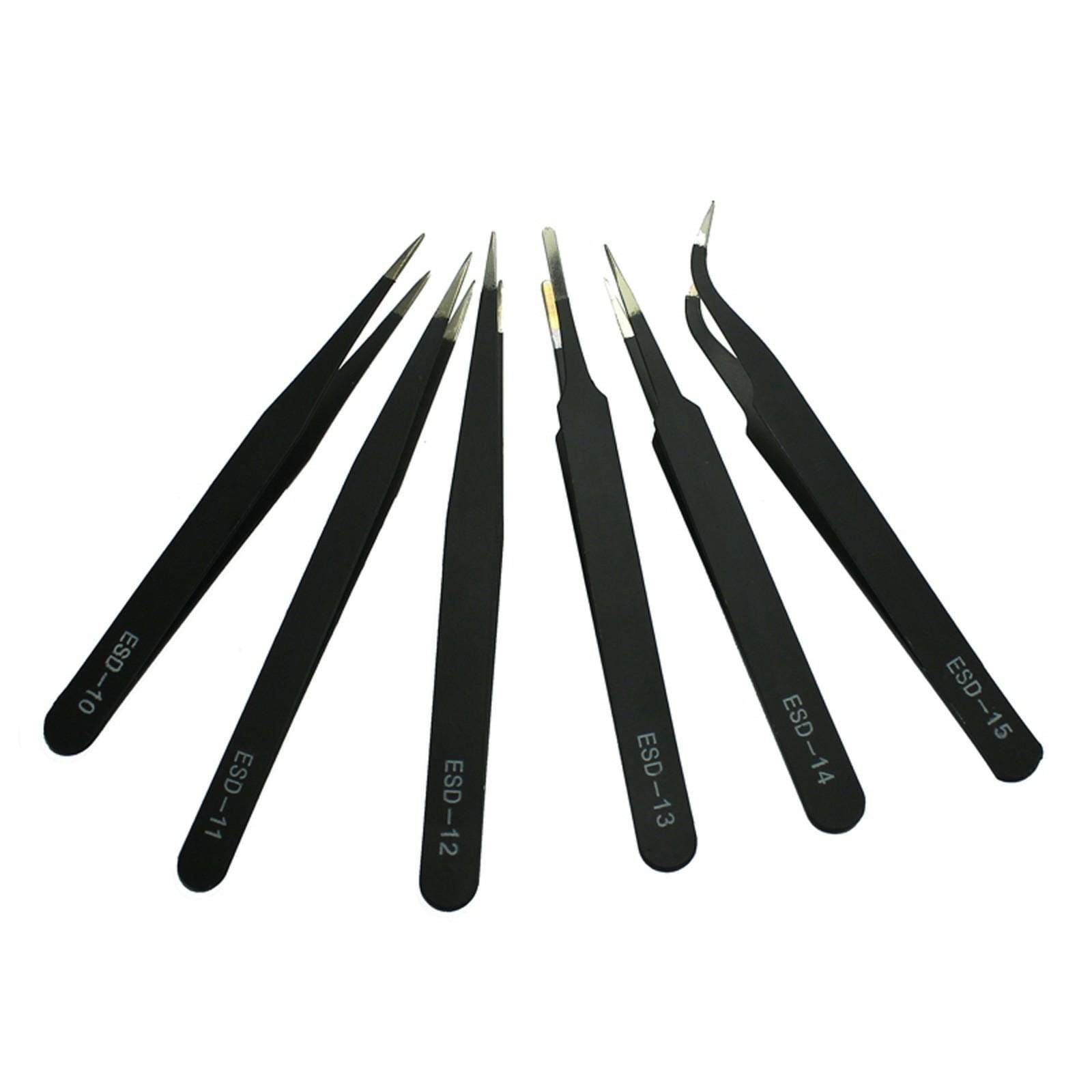 Set 6 pensete tehnice ZakupyTV, Antistatic, Inox/Plastic, Negru - eMAG.ro