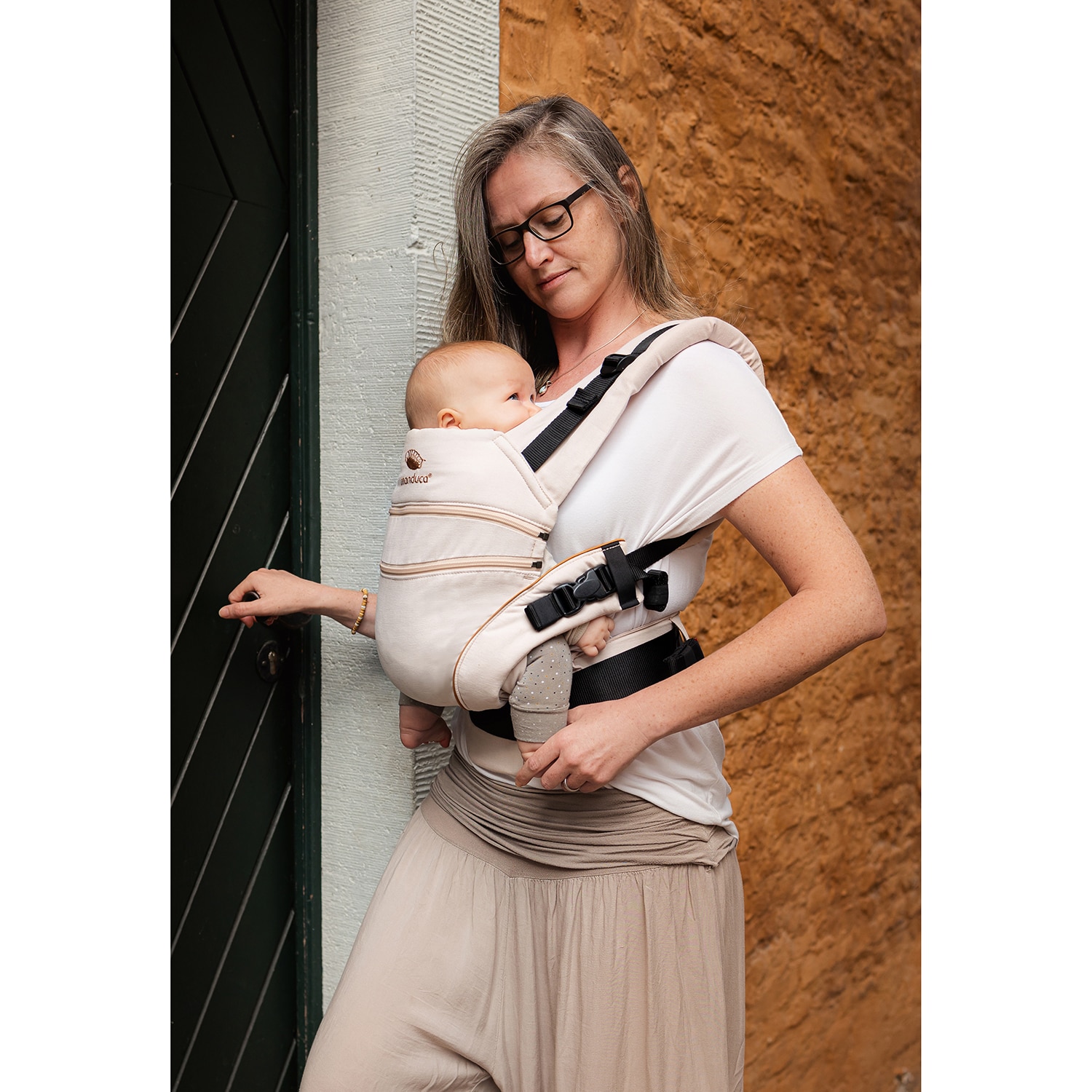 Кенгуру за деца Manduca XT Denim Powder, до 20 кг, 3 позиции - eMAG.bg