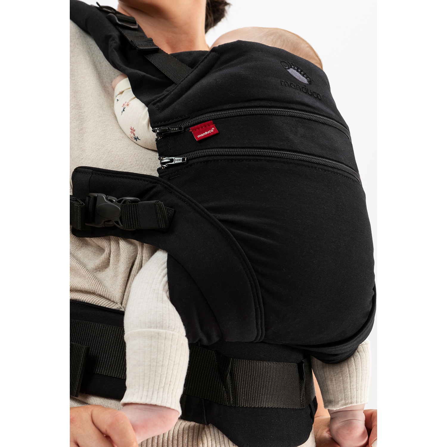 Marsupiu pentru bebelusi Manduca XT Obsidian, pana la 20 kg, 3 pozitii ...