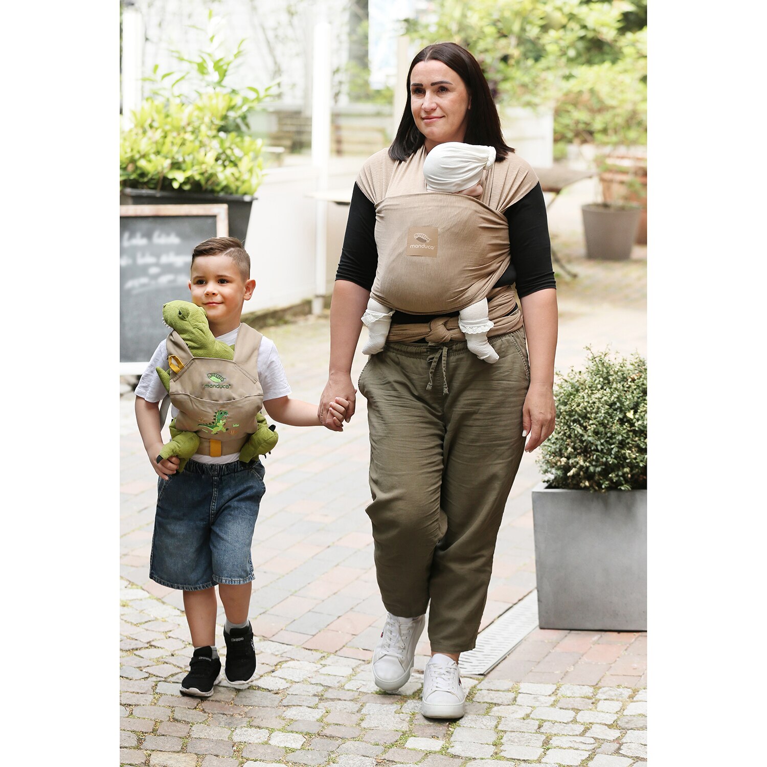 Wrap elastic Manduca Nougat - eMAG.ro