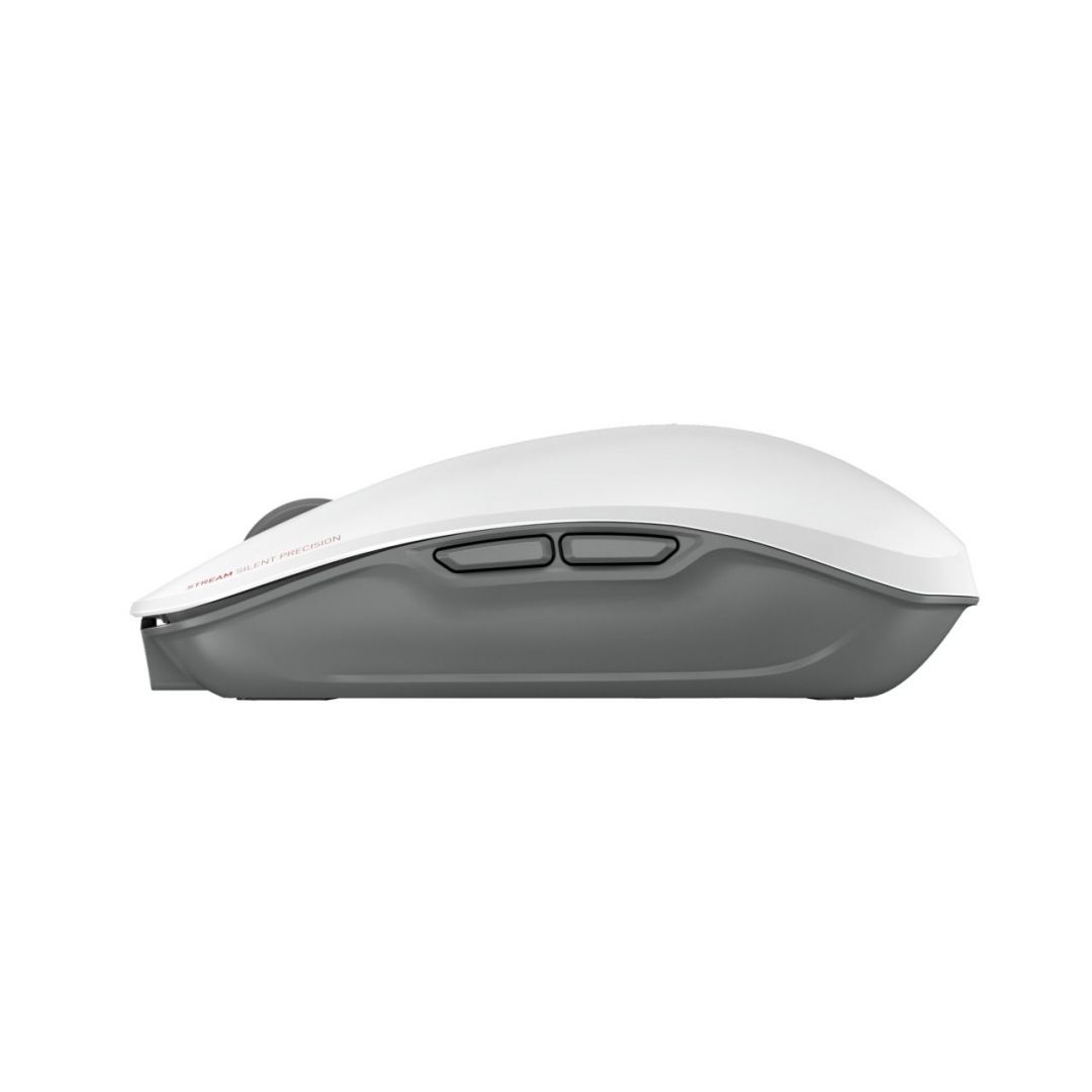 Kit tastatura cu mouse, Cherry Stream, Wireless, Alb - eMAG.ro