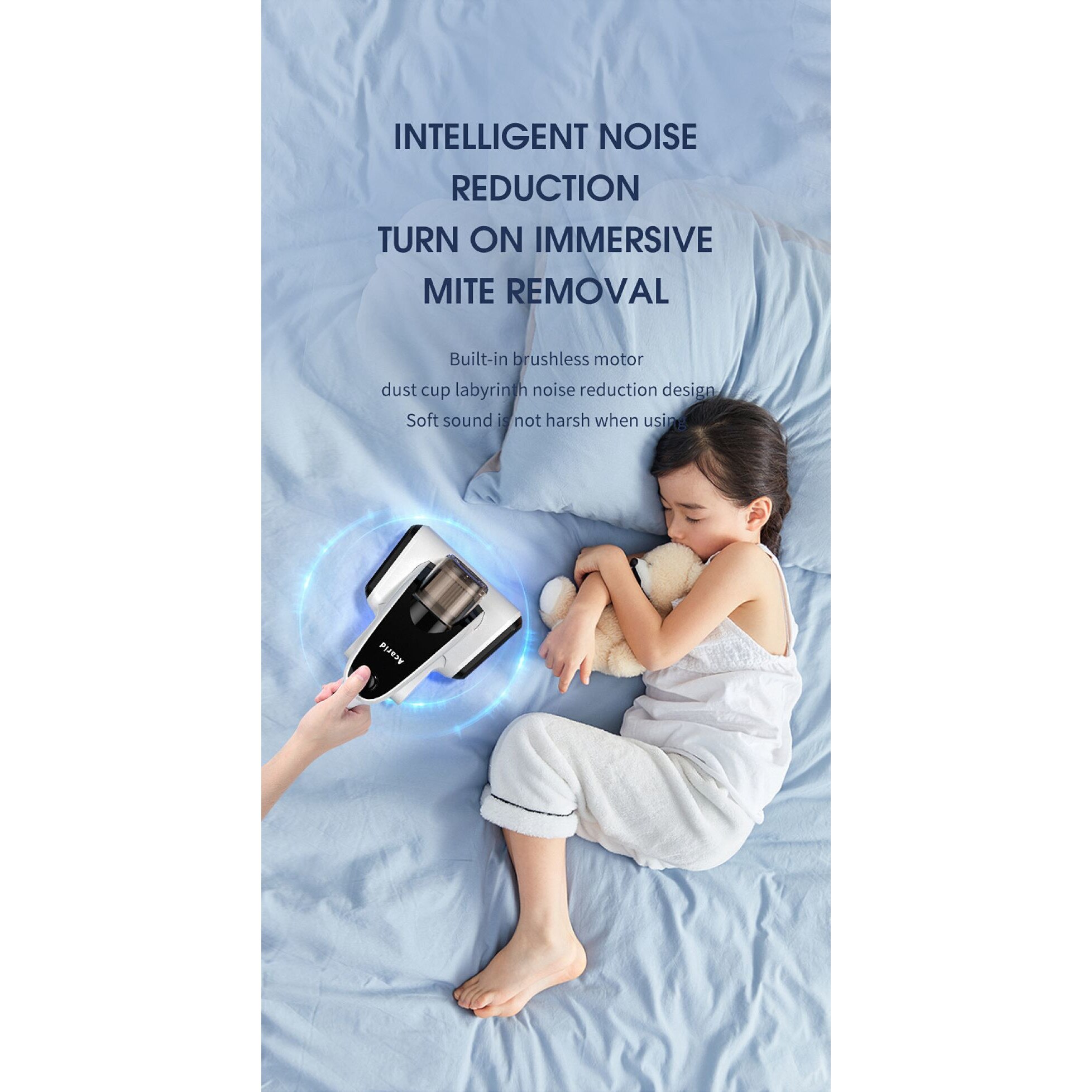 Aspirator inteligent de indepartare a acarienilor, bacteriilor, fungi ...