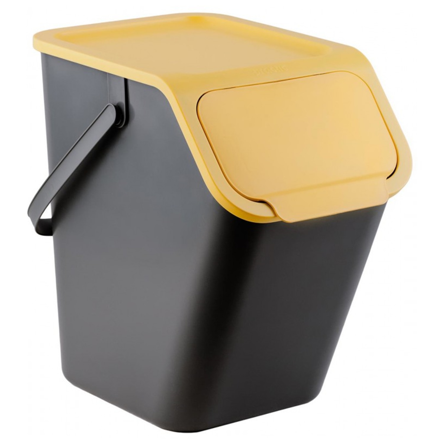 Set de 3 cosuri pentru colectare selectiva deseurilor, 25 L - eMAG.ro