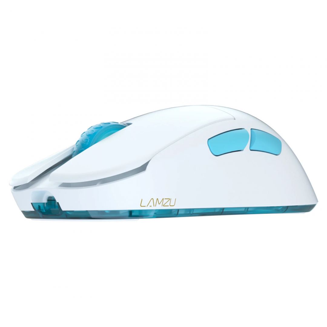 Mouse gaming, Lamzu, Wireless, Alb/Albastru - eMAG.ro