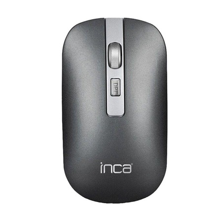 Mouse fara fir, Inca, 2.4 GHz, Bluetooth, Optic, 1600 dpi, Gri - eMAG.ro