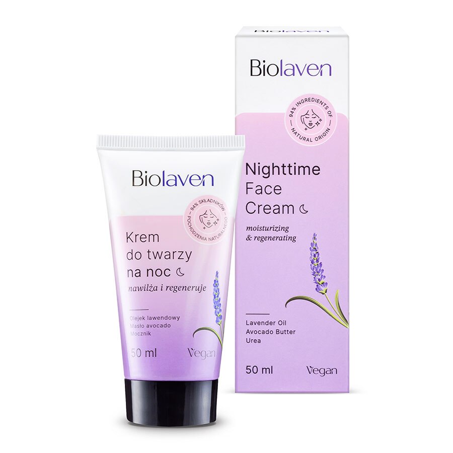 Crema de noapte revitalizanta si nutritiva pentru fata, Biolaven, cu ...