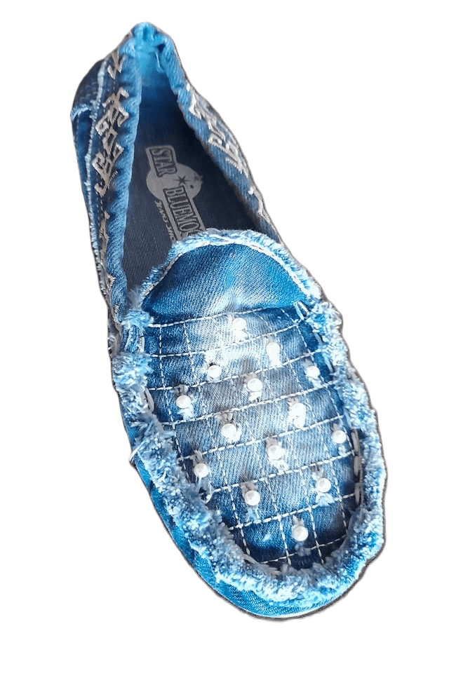 Pantofi denim Shine, Albastru, 37 - eMAG.ro
