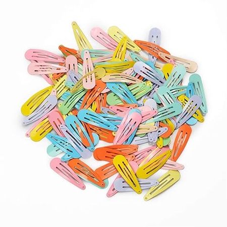 Set de 60 agrafe colorate pentru par, JENUOS®, accesorii pentru parul ...