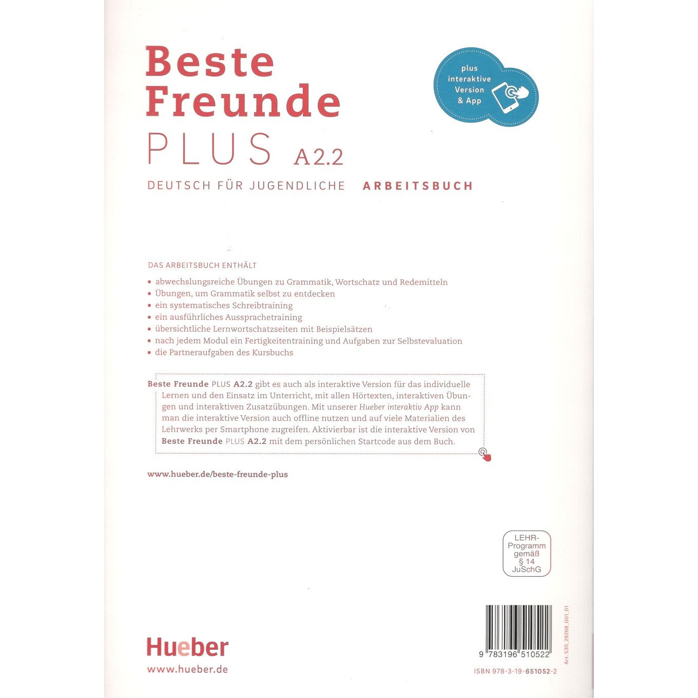 Beste Freunde PLUS A2.2. Arbeitsbuch plus interaktive Version - Manuela Georgiakaki - eMAG.ro