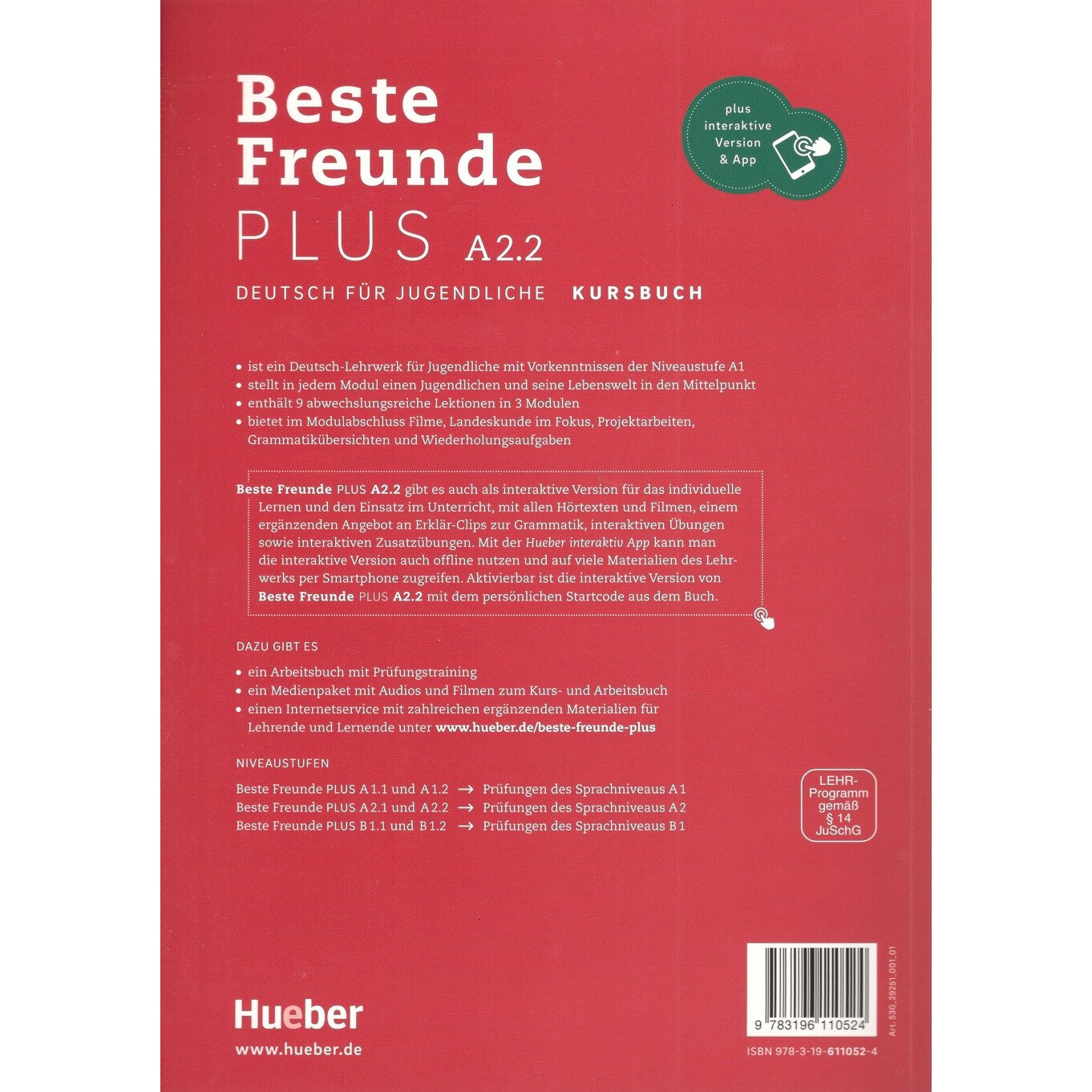 Beste Freunde PLUS A2.2 Kursbuch plus interaktive Version - Manuela Georgiakaki - eMAG.ro