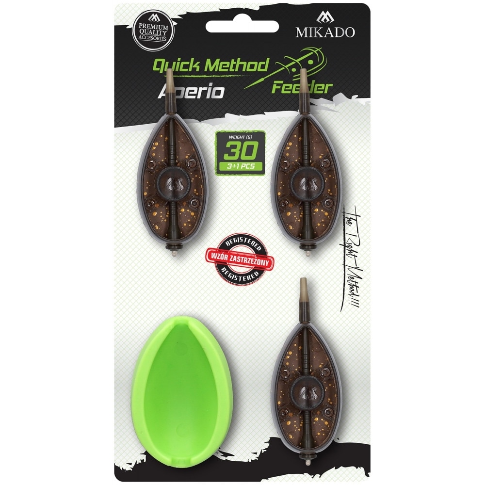 Momitor FishOn Method Feeder Aperio Q.M.F. Set 3 X 30G L, Matrita-B - eMAG.ro