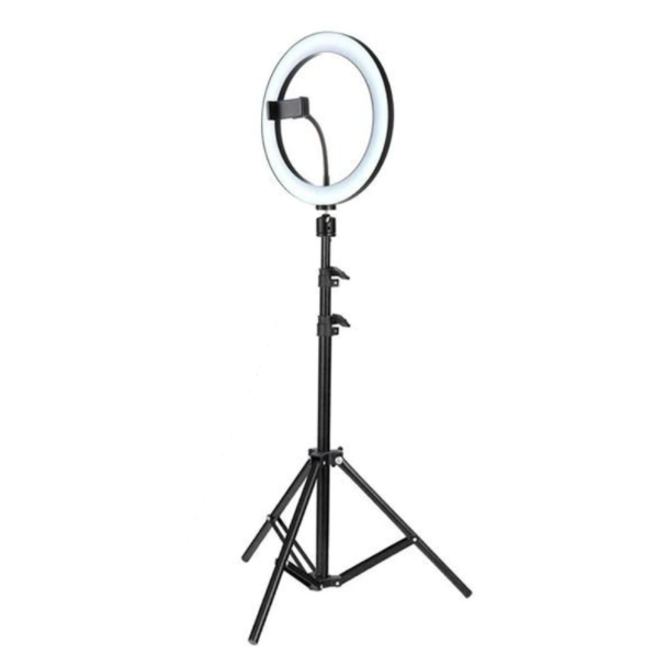 Lampa circulara Ring Light, 120 x LED SMD, 10 trepte de lumina (lumina ...