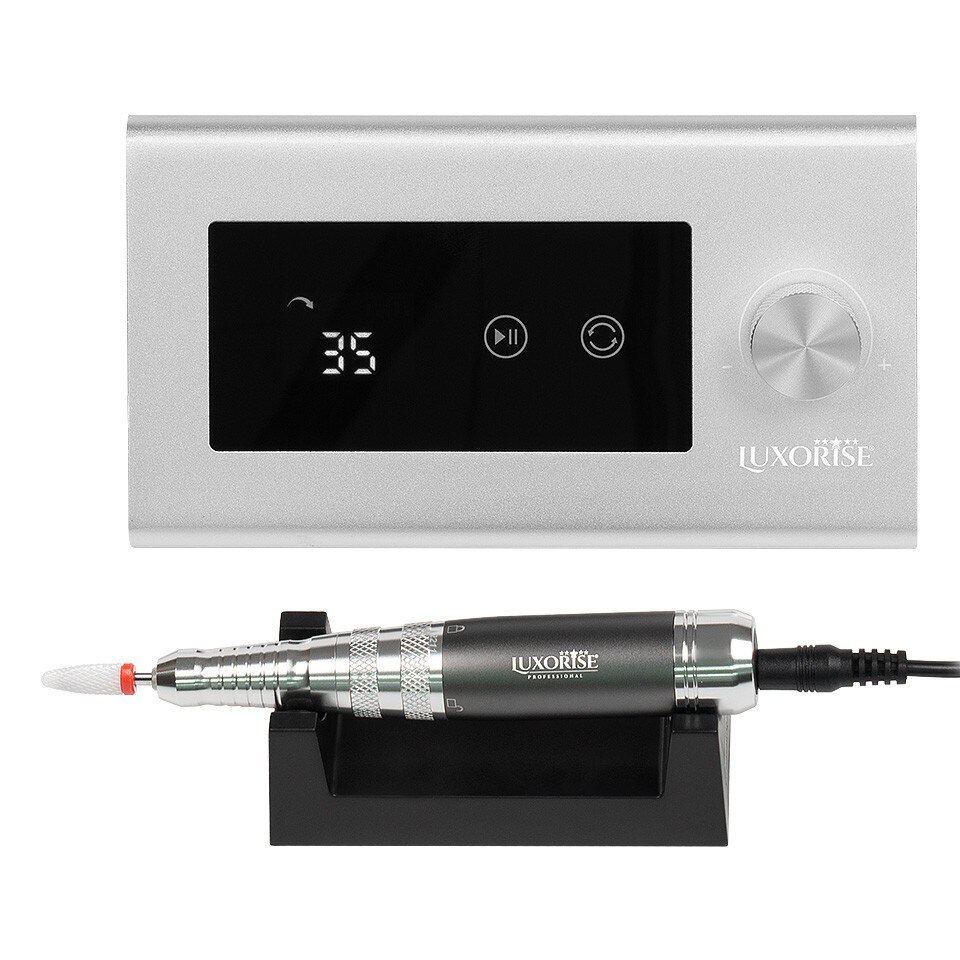 Set 2 x Freza Unghii Precision Pro, Luxorise 35.000 Rpm, Silver - eMAG.ro