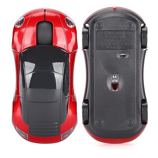 Mouse fara fir, AEWOYAD, Model de curse, Rosu - eMAG.ro