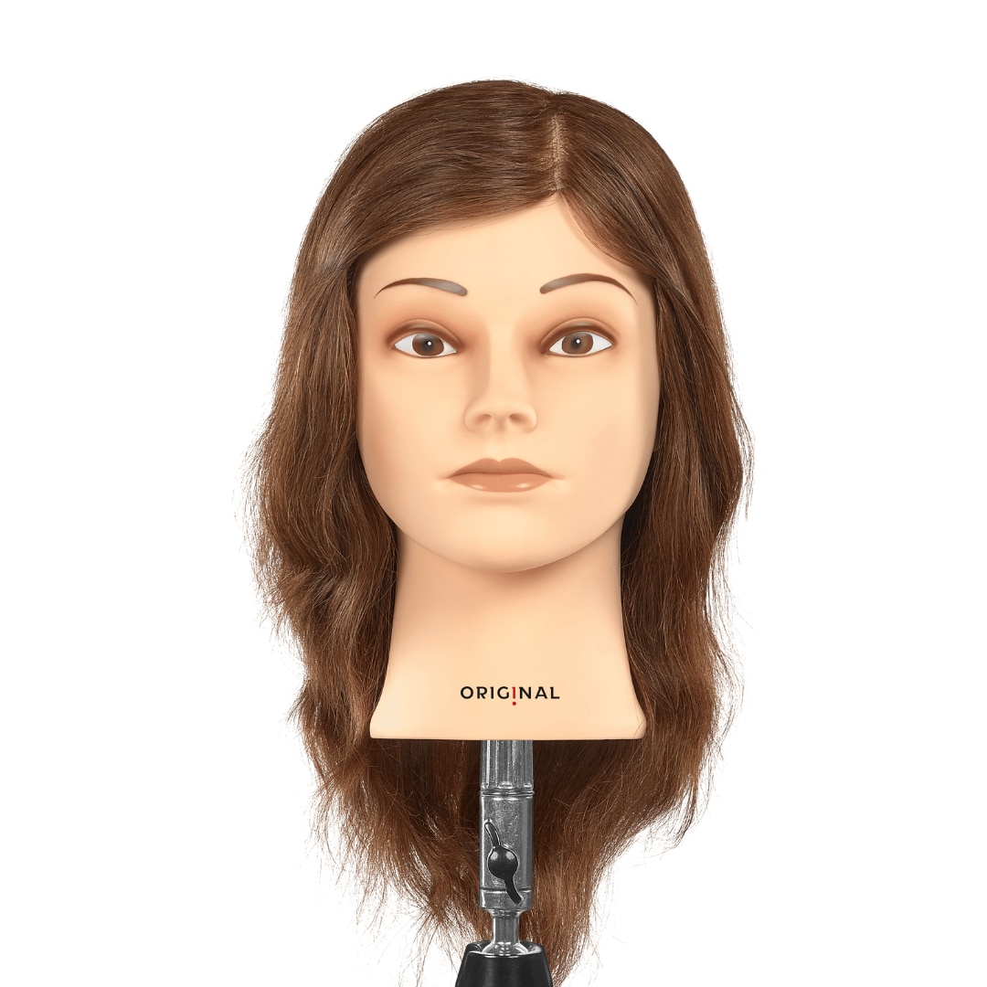 Cap practica manechin, Sibel, Par natural, Blond - eMAG.ro