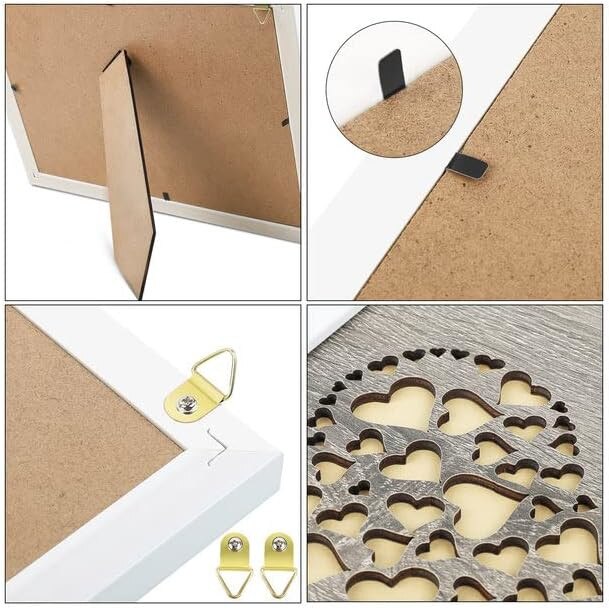 Rama alba foto a5 27x21 cm, Von Herzen - eMAG.ro