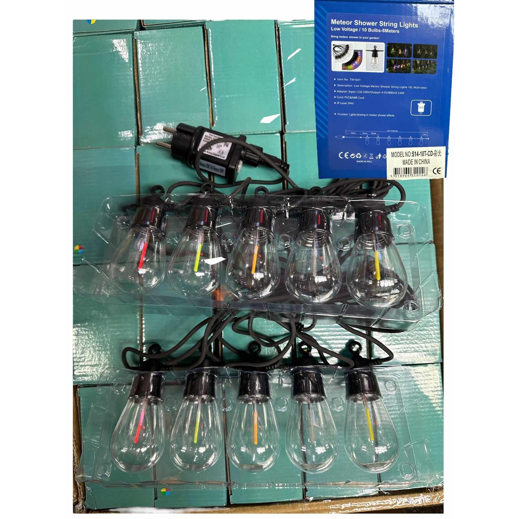 Fényfézér dis lighting 10 бр. LED цветна led светлина 8 метра ip 44 ...