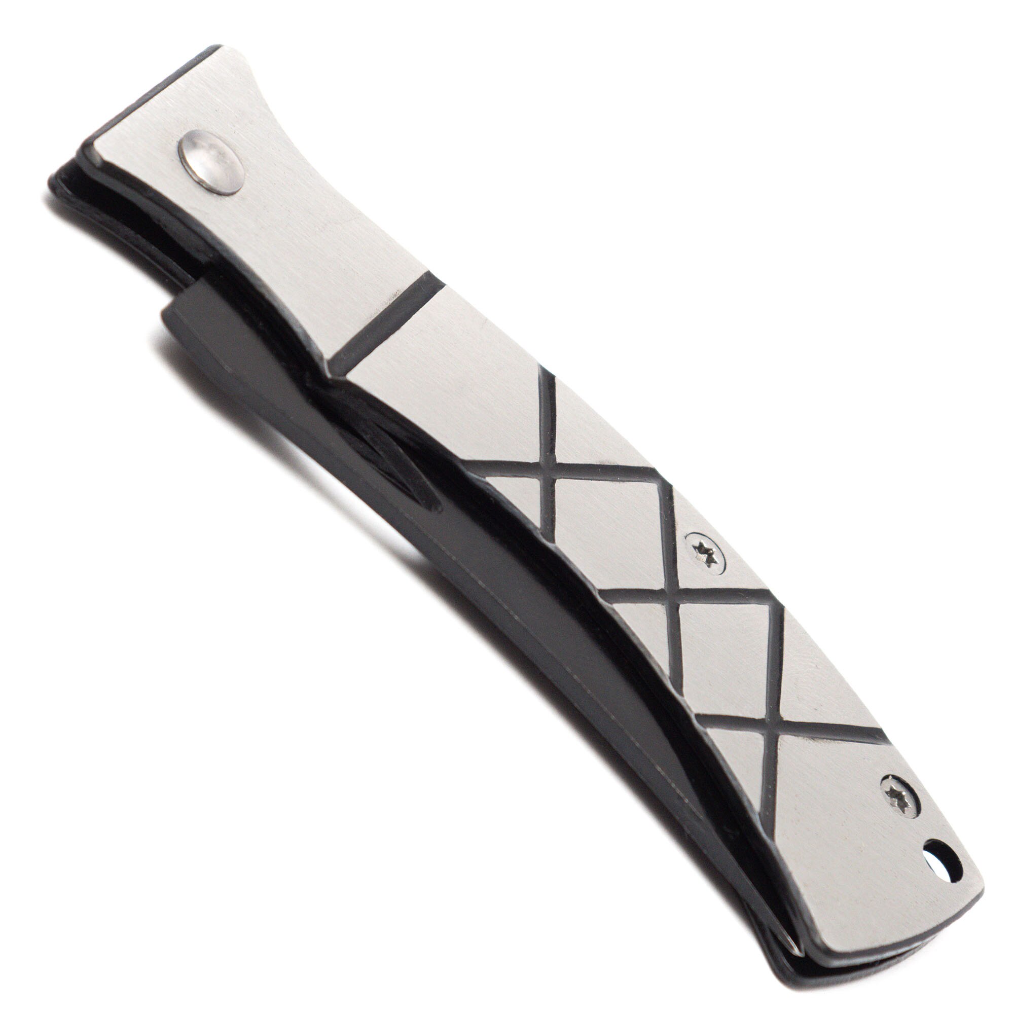 Briceag de buzunar, cutit pliabil cu deschidere manuala, otel, maner ...