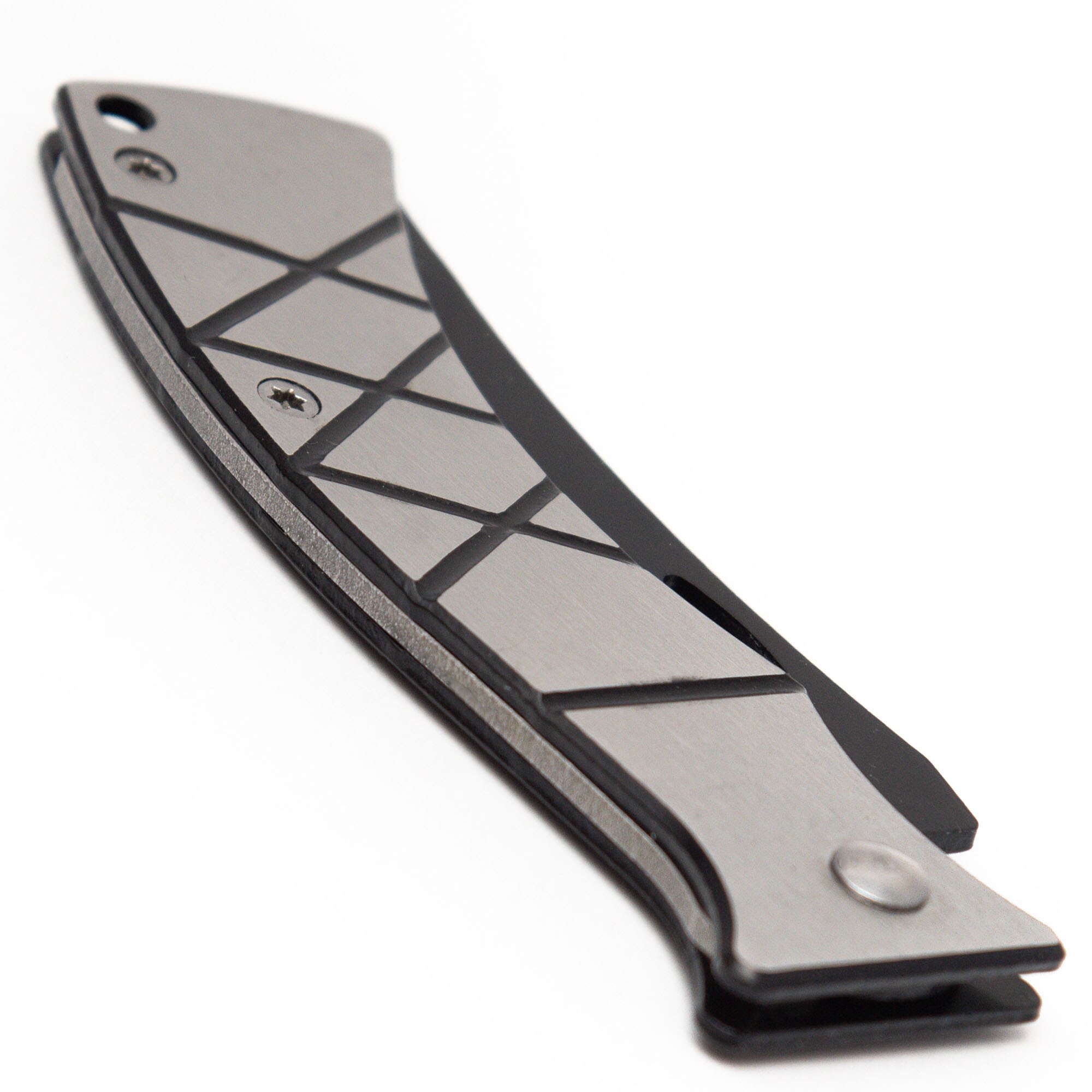 Briceag de buzunar, cutit pliabil cu deschidere manuala, otel, maner ...