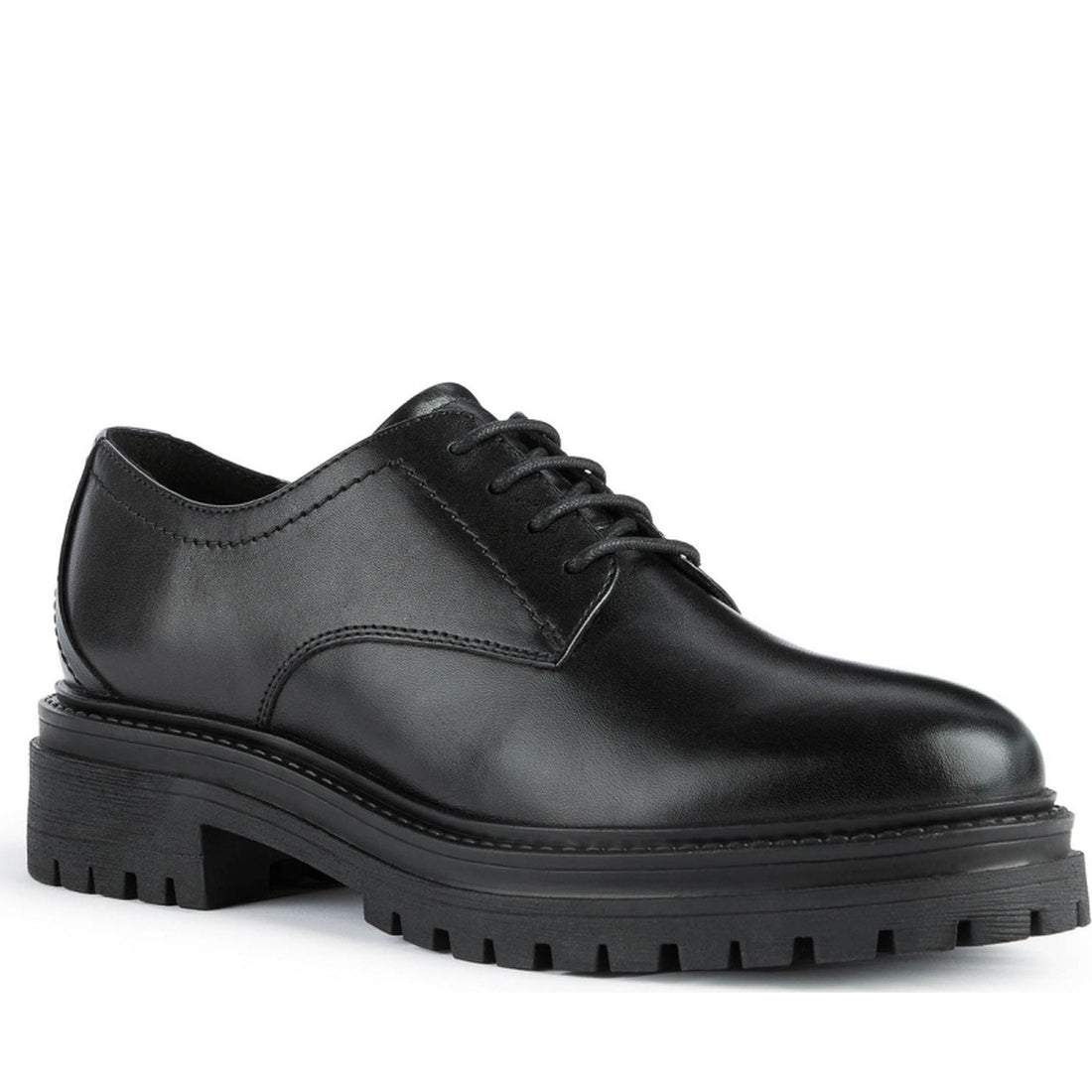 Pantofi formali dama, Geox, Piele naturala, Negru, 38 - eMAG.ro