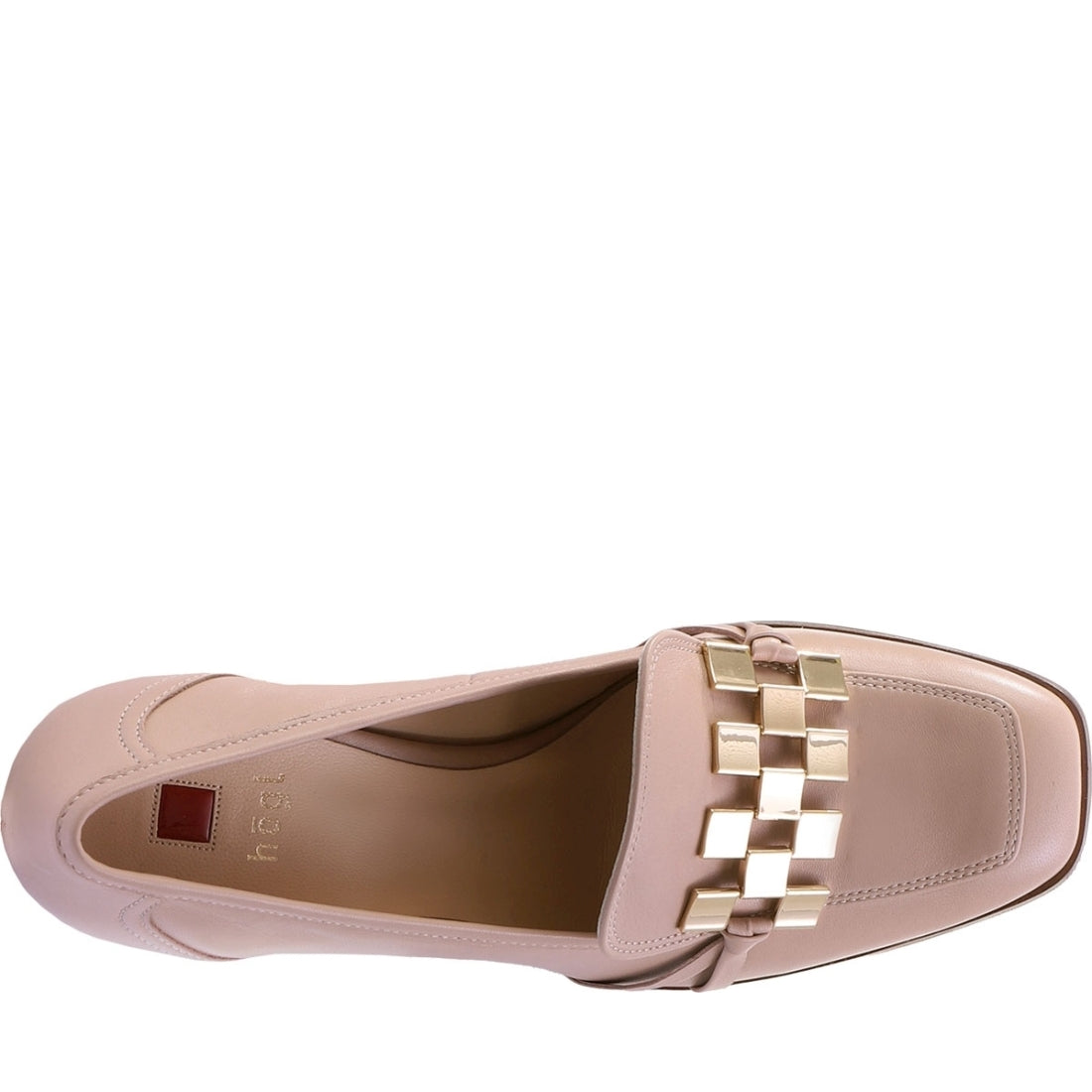 Pantofi cu toc, Hogl, Piele naturala, Maro, 40 - eMAG.ro