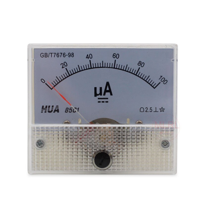 Ampermetru analogic, LLWL, Plastic, 56x64mm, Alb - eMAG.ro