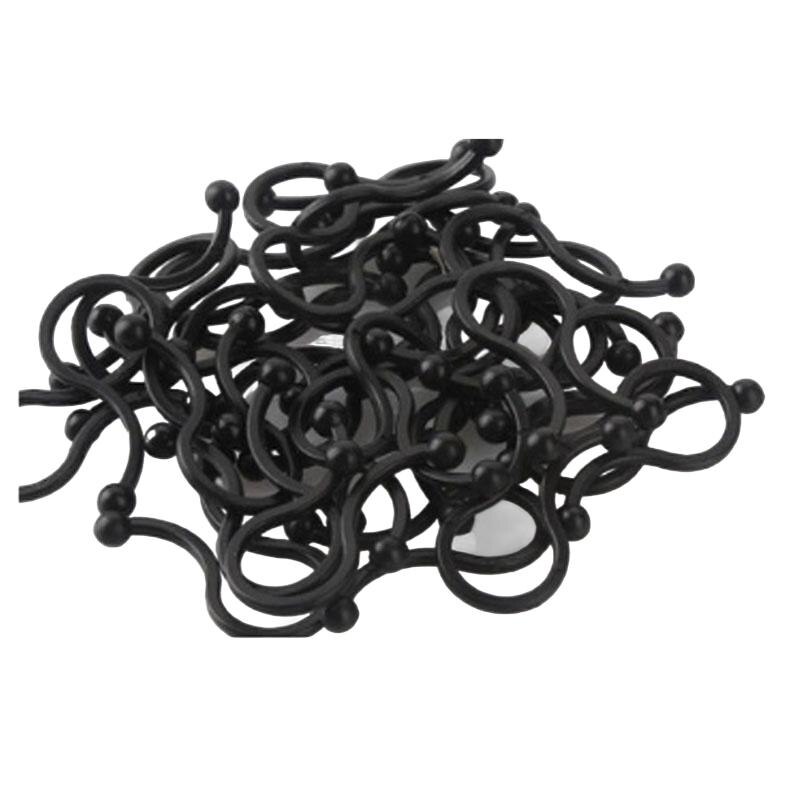 Set 20 cleme de prindere cabluri, LLWL, 4 x 2 cm, Negru - eMAG.ro