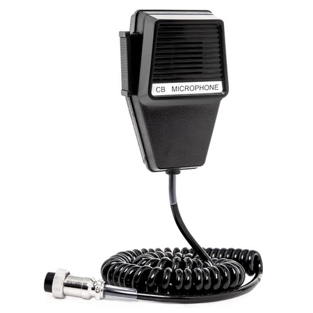 Statie radio cu microfon, LLWL, Plastic, 12 x 12 x 4 cm, Negru - eMAG.ro