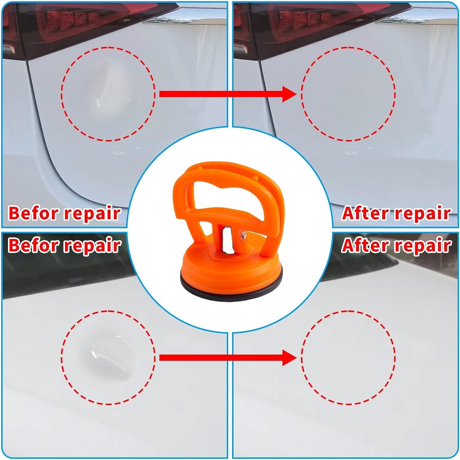 Set 3 ventuza profesionala, Axroad Mall, Indreptat tabla caroserie auto ...
