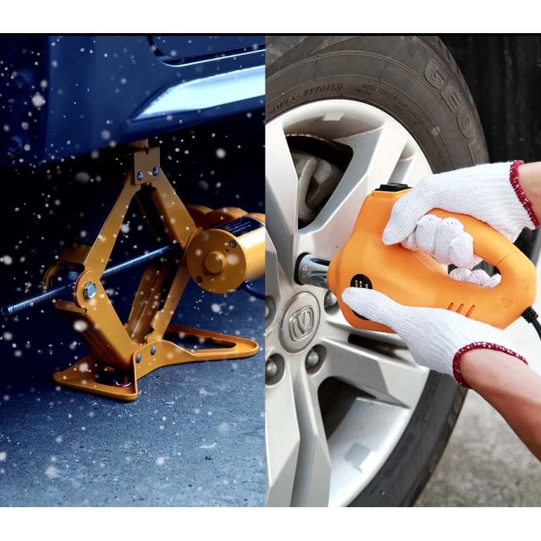 Set reparatii auto, Cric si cheie 12 v - eMAG.ro