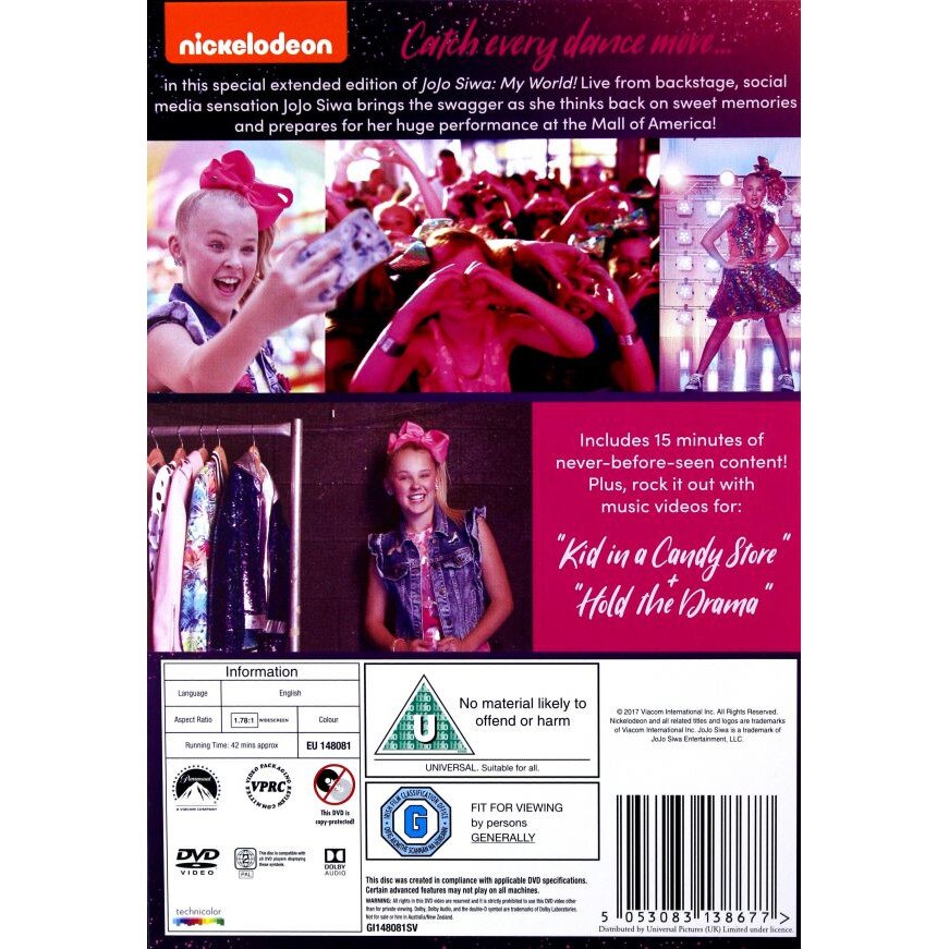 JoJo Siwa: My World [DVD]+[PLAKAT] - eMAG.ro