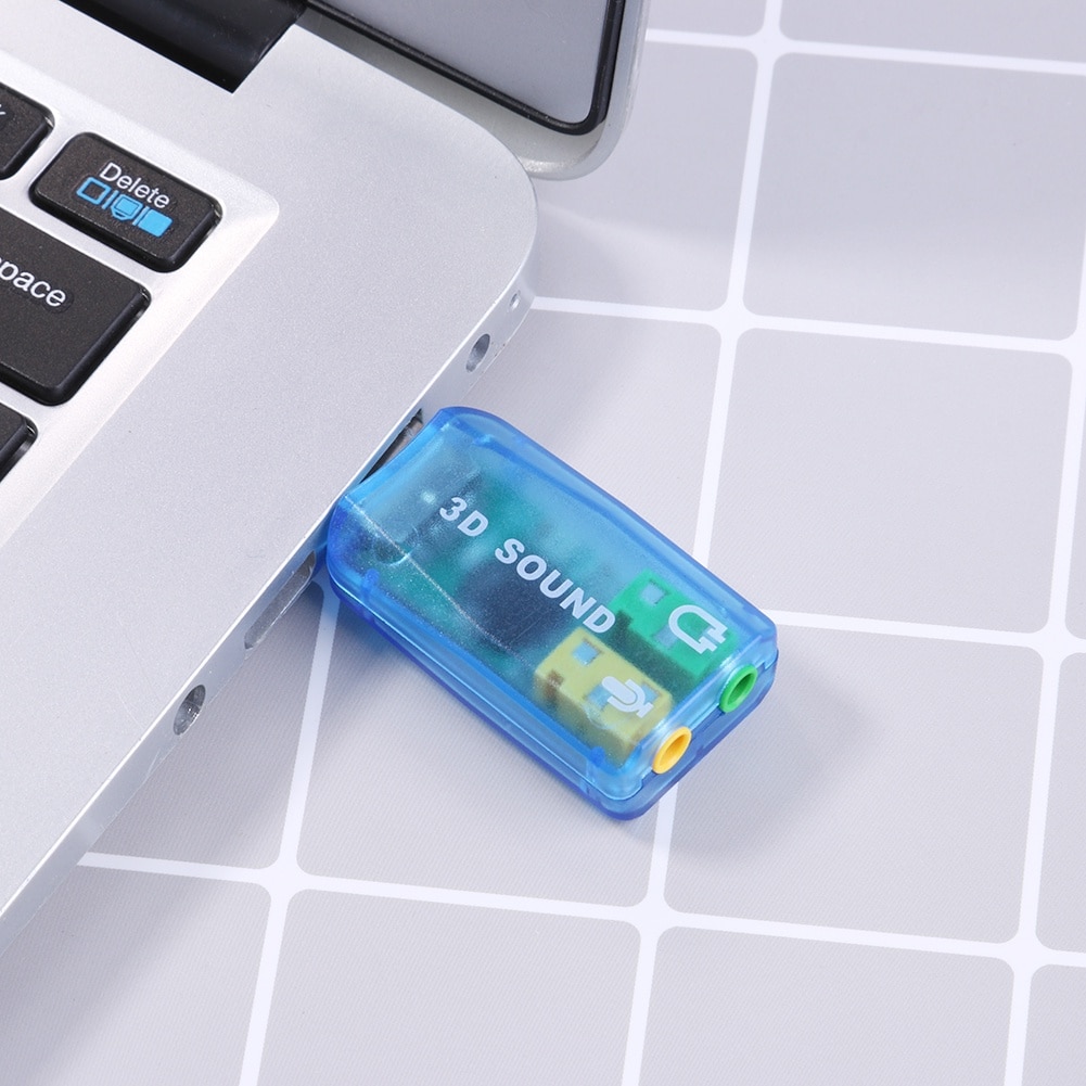 Placa de sunet, USB, blue - eMAG.ro