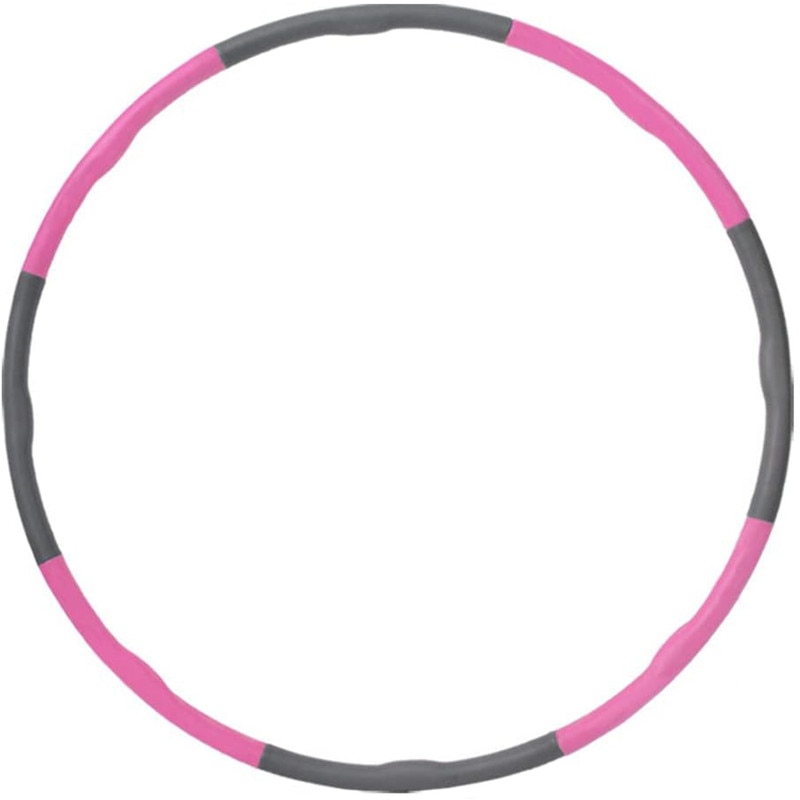 Cerc fitness Hula Hoop, Ronyes®, demontabil, 1kg, gri/rosu, 95 cm - eMAG.ro