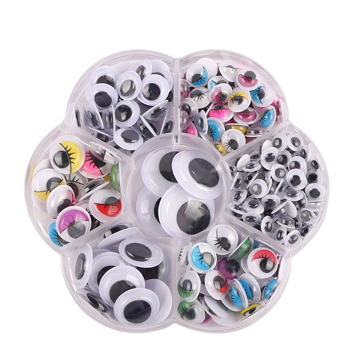 Set de artizanat, plastic/Hartie, Cu model, 255 piese, Multicolor - eMAG.ro