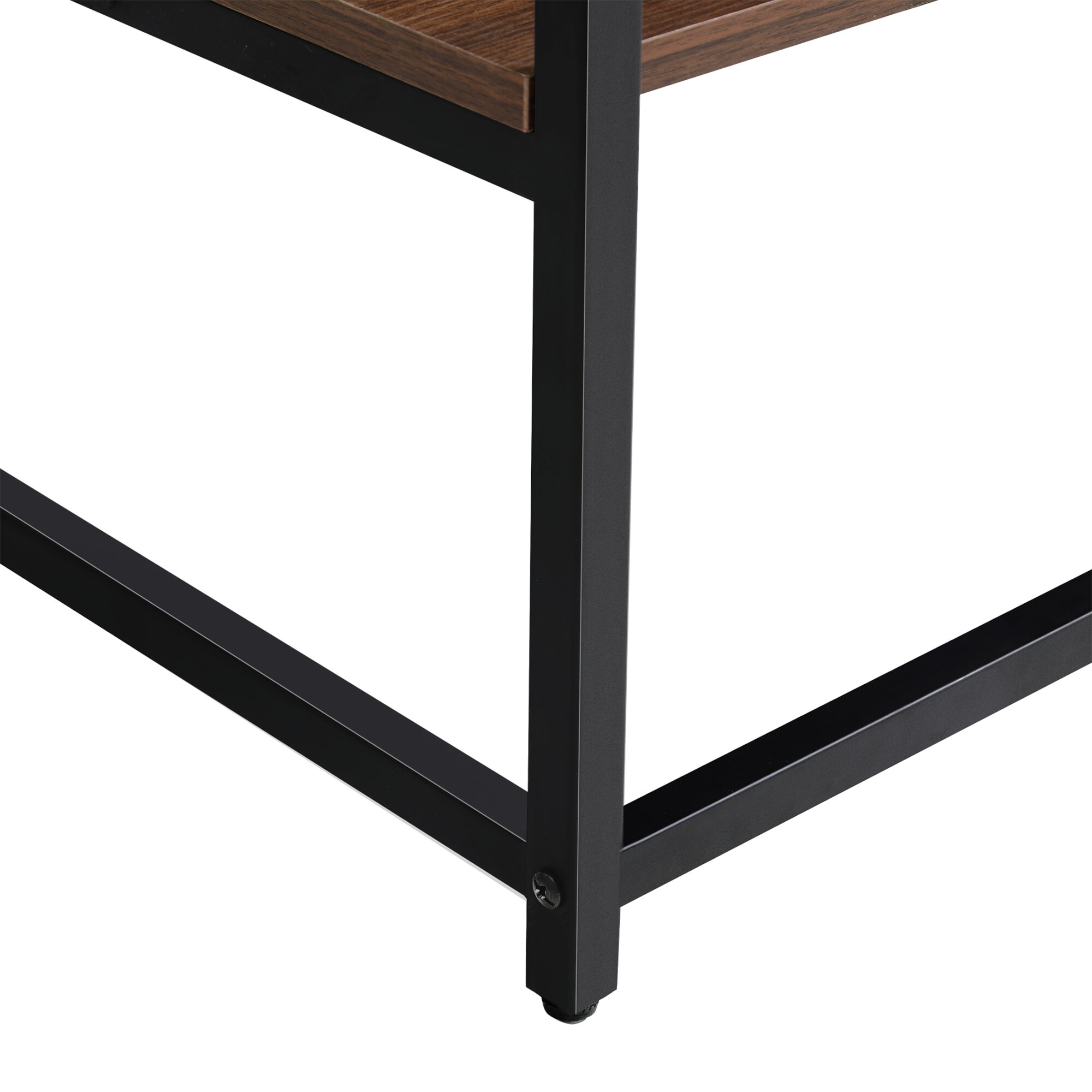 Suport haine, en.casa, Horgau, 180 x 120 x 40 cm, metal, mdf, negru ...