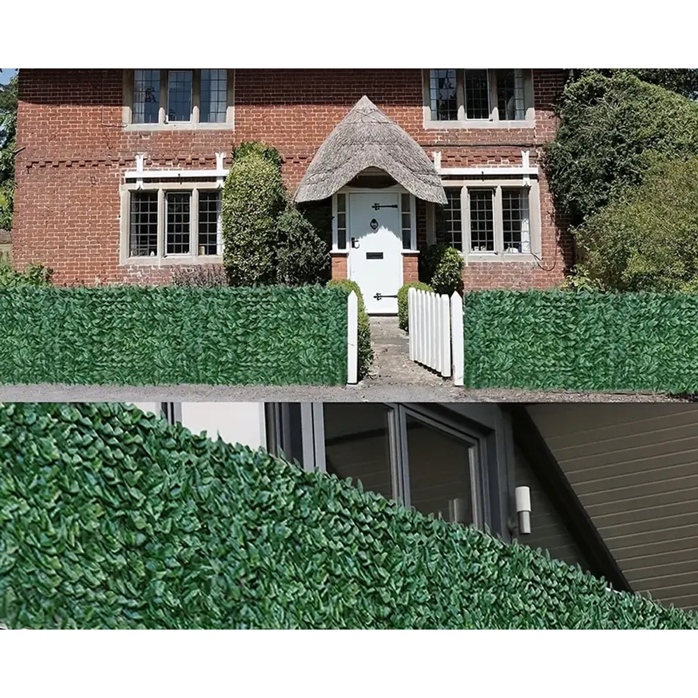 Rulou gard viu frunze artificiale 100x300 cm pentru balcon, terasa ...