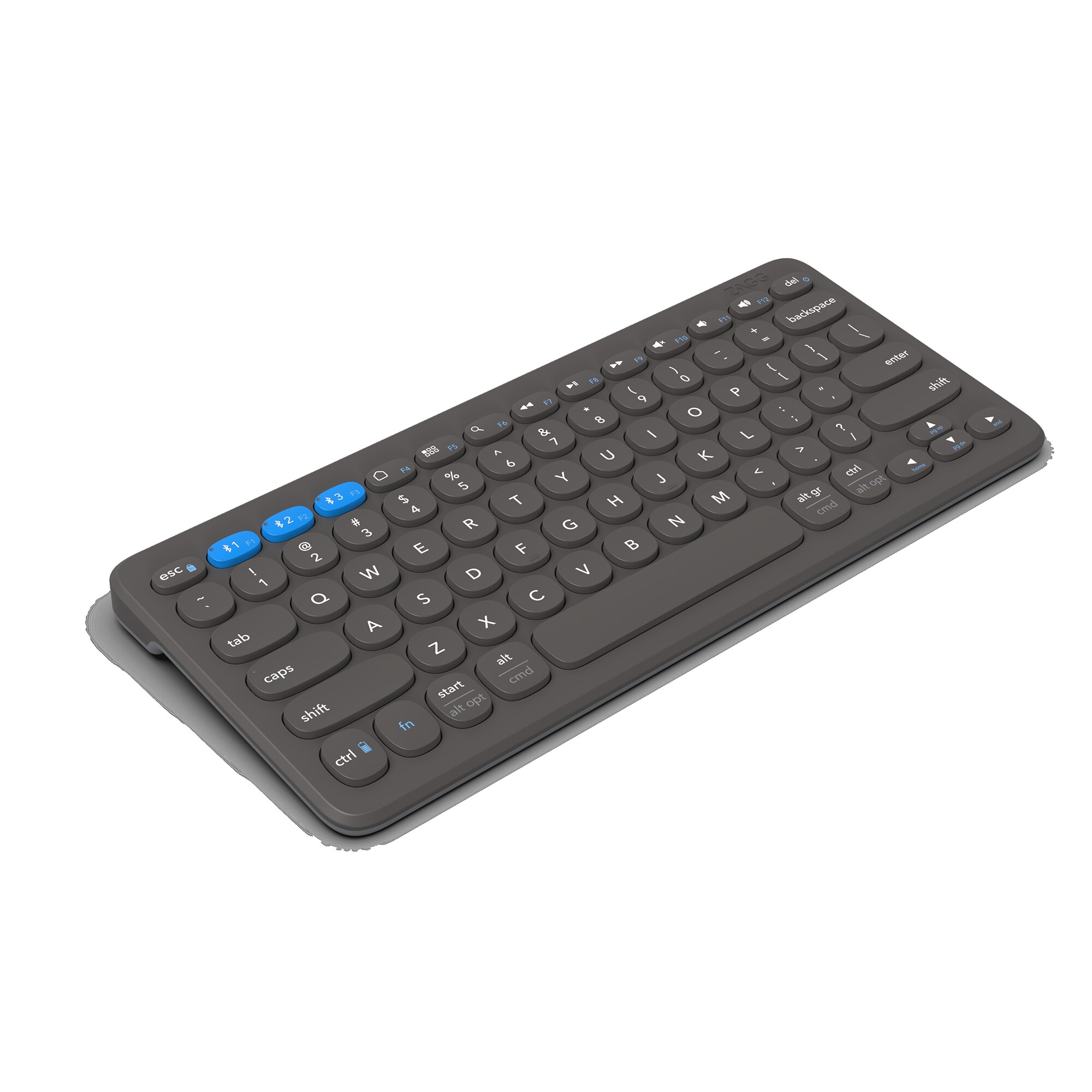 Tastatura universala Bluetooth ZAGG Pro Keyboard 12, incarcare Wireless ...