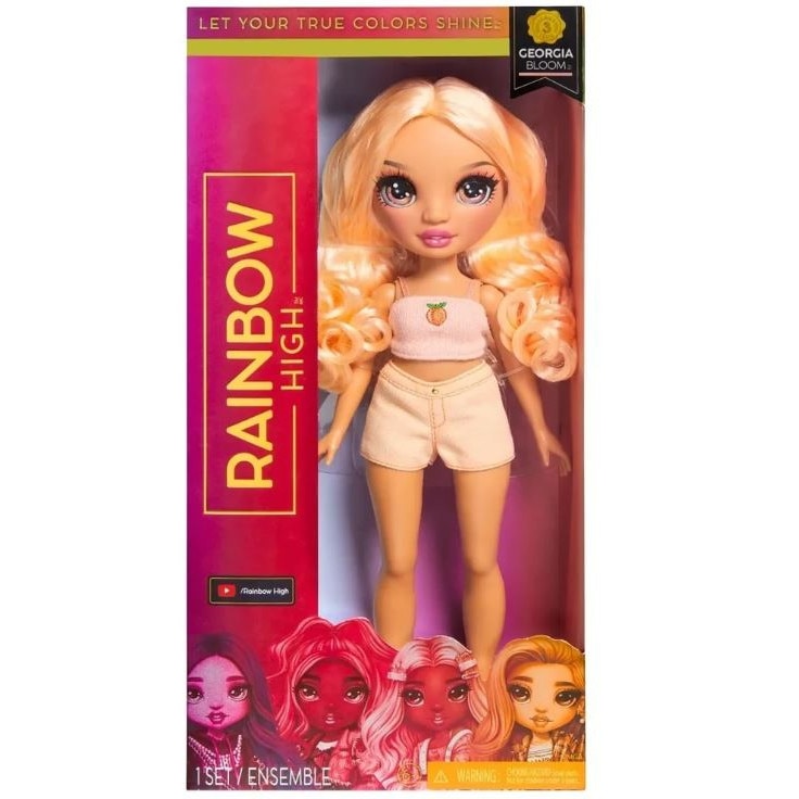 Papusa Rainbow High Series 3 Budget Release Georgia Bloom, par roz, 28 ...
